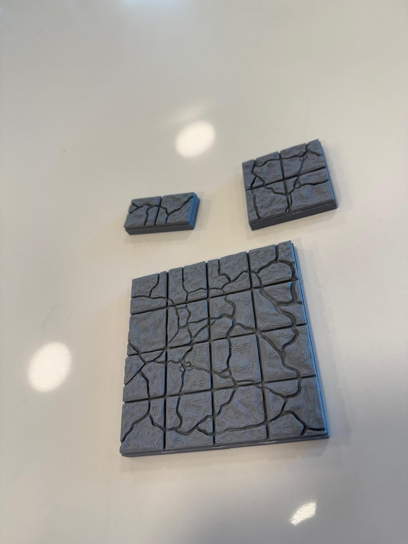 Openforge Rough Stone Starter Tile Set – Magnetic Connectors | Minimal ...