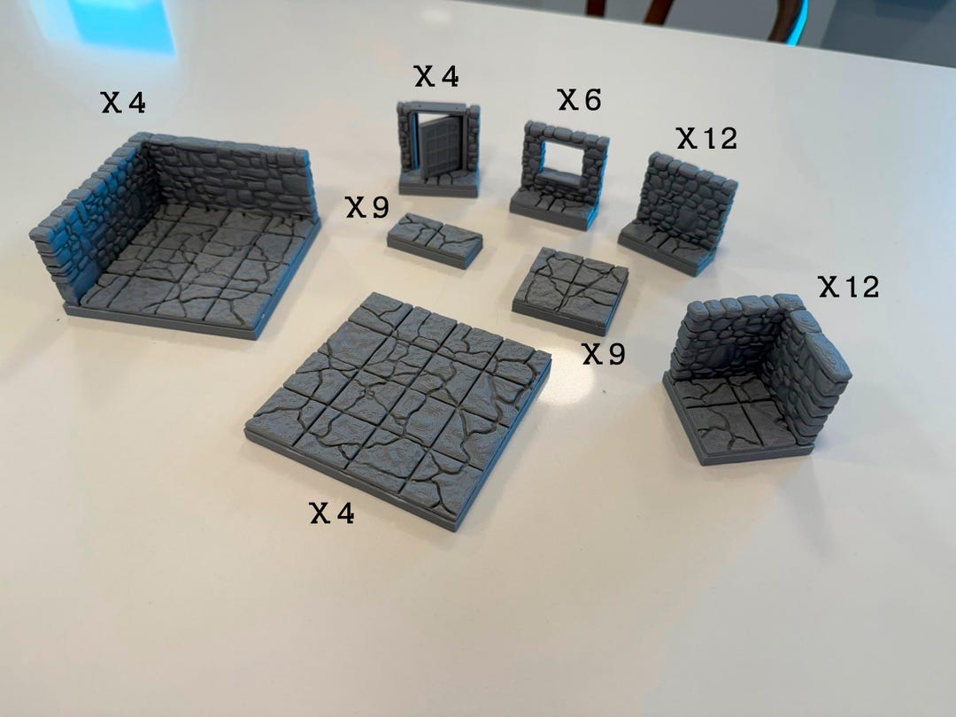 Openforge Rough Stone Starter Tile Set – Magnetic Connectors | Minimal ...
