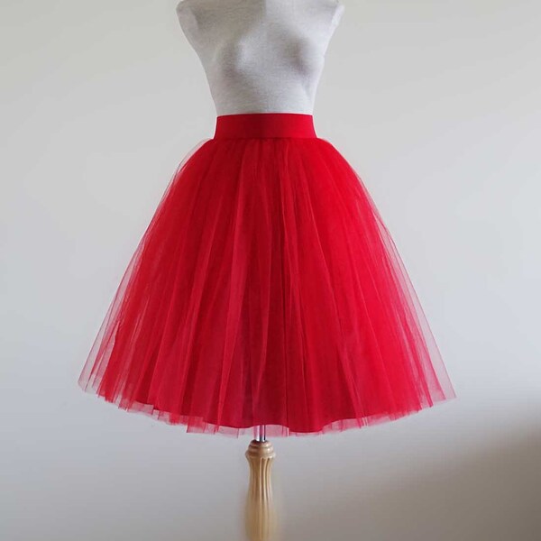 Tutu rojo - Etsy México