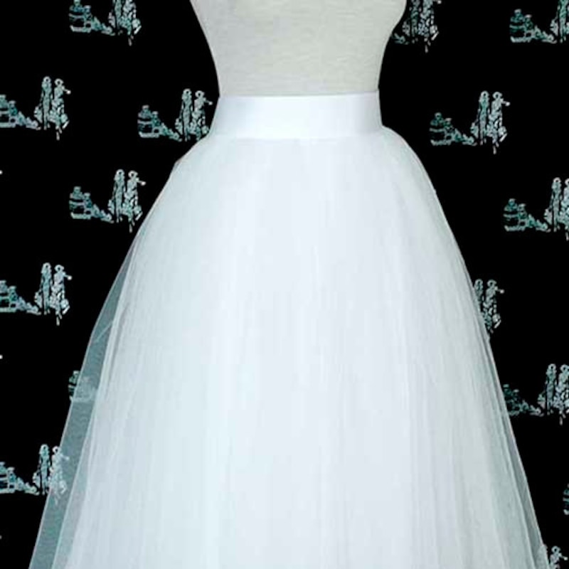 White Tulle Skirt - Etsy