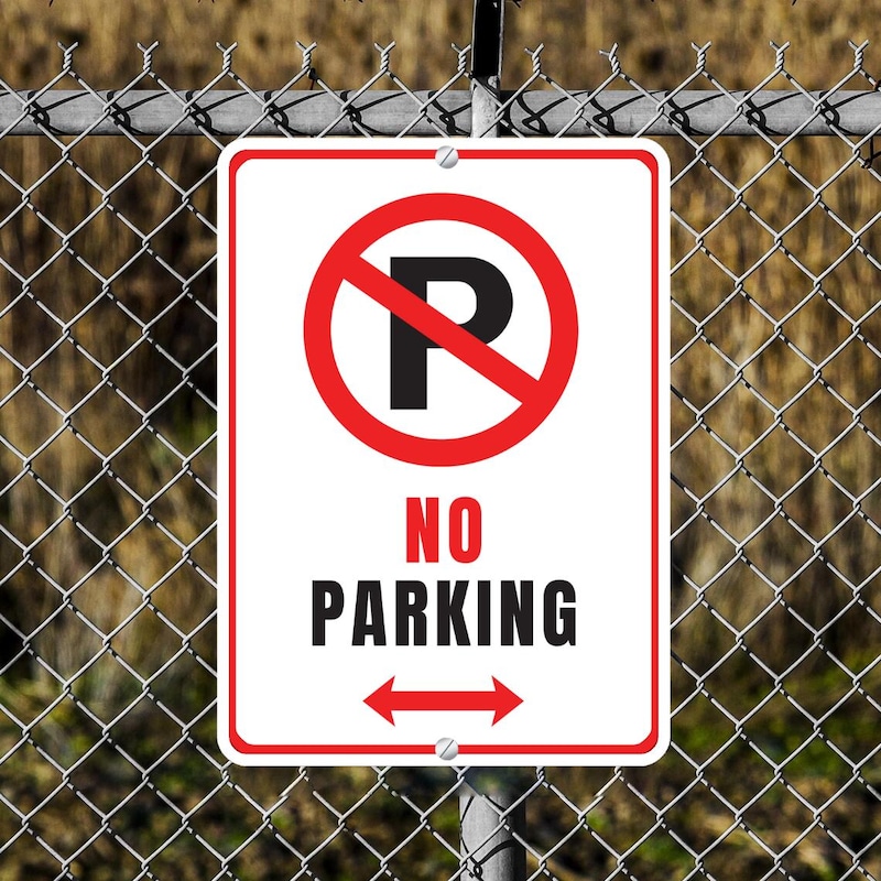 Buy No Parking Sign Metal Online In India - Etsy India