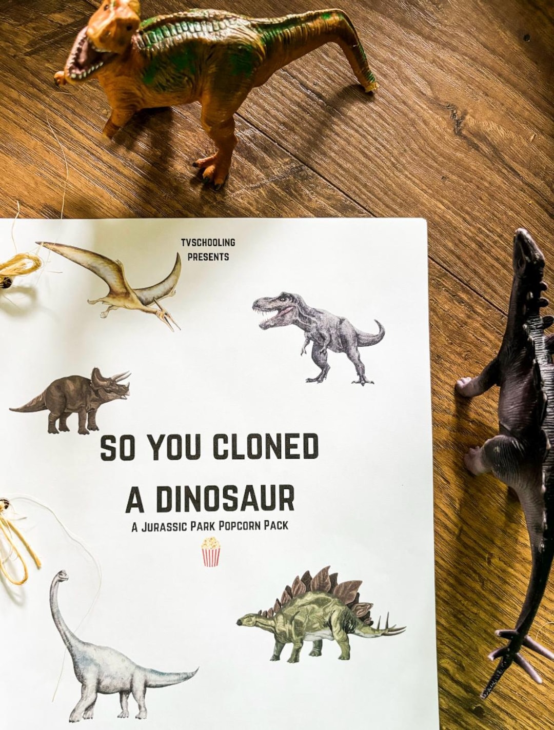Jurassic Park Homeschool Movie Study: Science & Literacy (PDF ...
