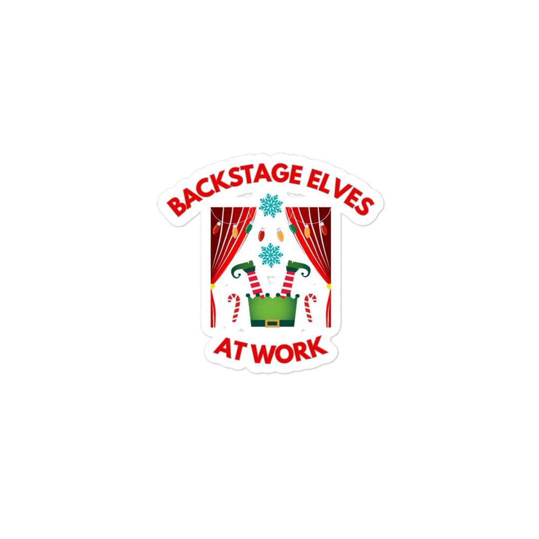 Backstage Elves at Work Sticker | Theatre Gift | Callboard Collective ...
