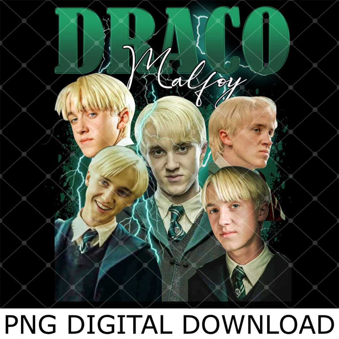 Draco Malfoy Vintage Png, Fandom Dramione Universal Png, Draco Magier Schloss Buch Png - Etsy.de