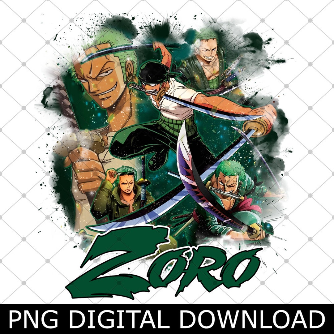 Retro Anime Zoro Png, Zoro One Piece Png, Anime Vintage Roronoa Z0ro ...