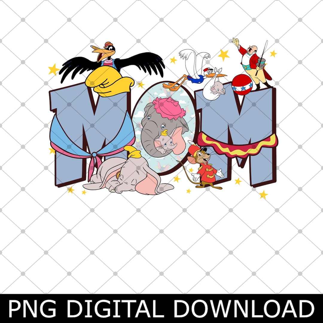 Dumbo Characters Movie Png, Dumbo Mom Png, Dumbo Jumbo Happy Mother's ...