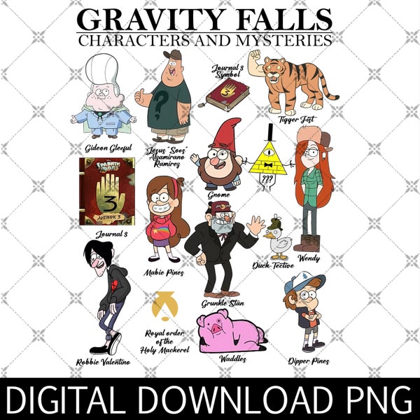 Gravity Falls Png - Etsy