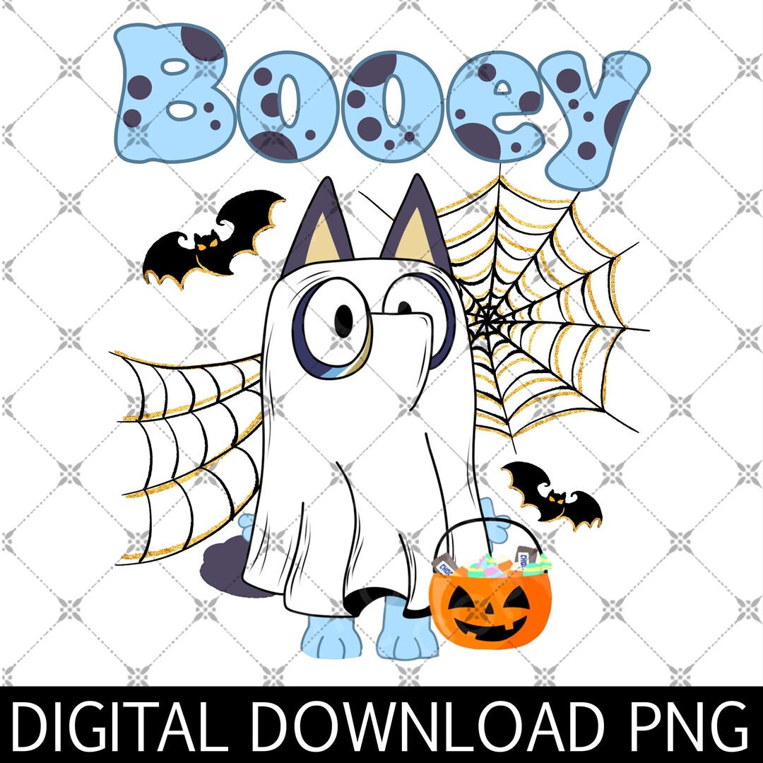 Booey Halloween Spooky Season Png Bluey Boo Pumpkin Png - Etsy