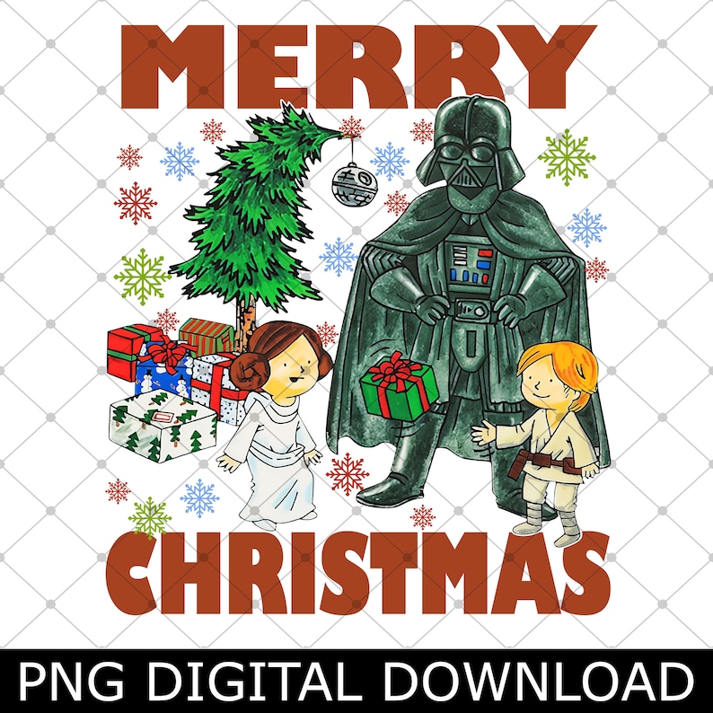 Darth Vader Princess Leia Luke Skywalker Merry Sithmas Png, Star ...