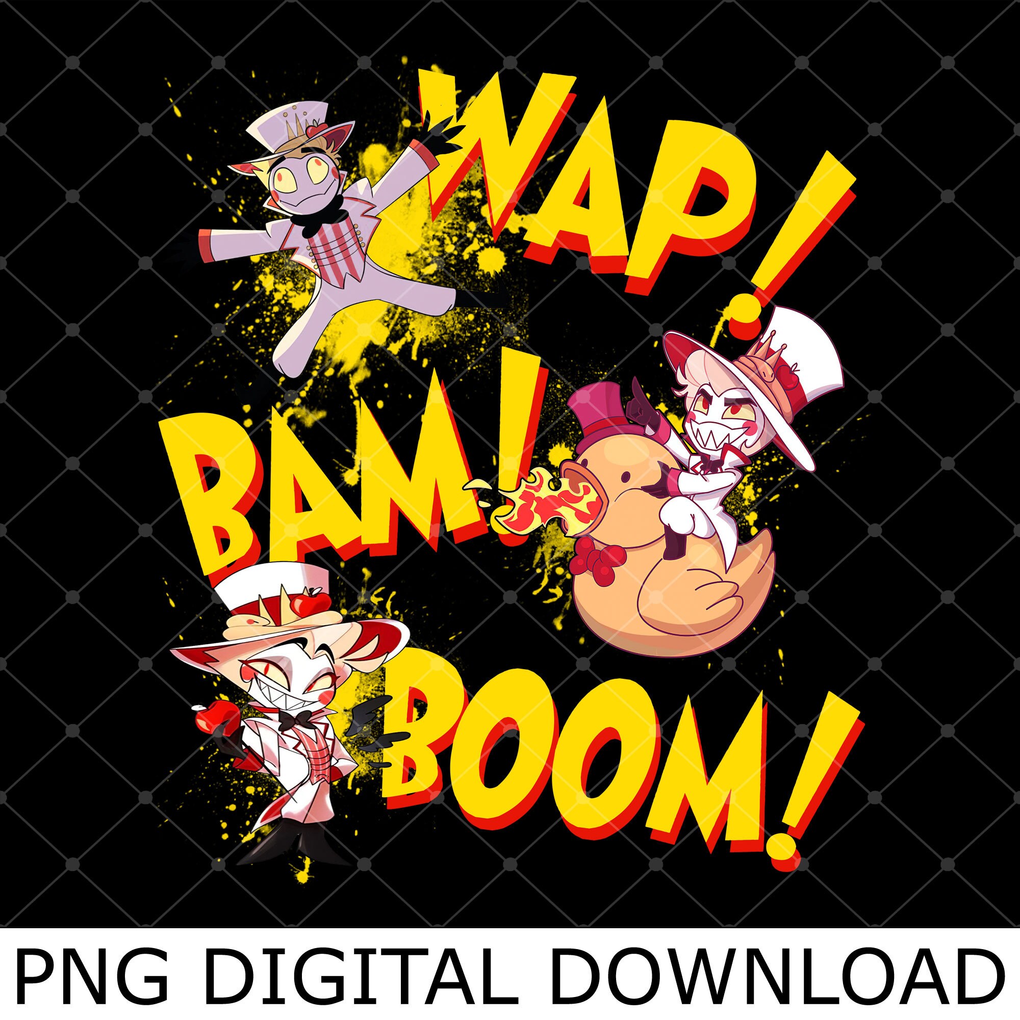 Hazbin Hotel Lucifer Wap Bam Boom Png, Lucifer Hazbin Hotel Movie Png ...