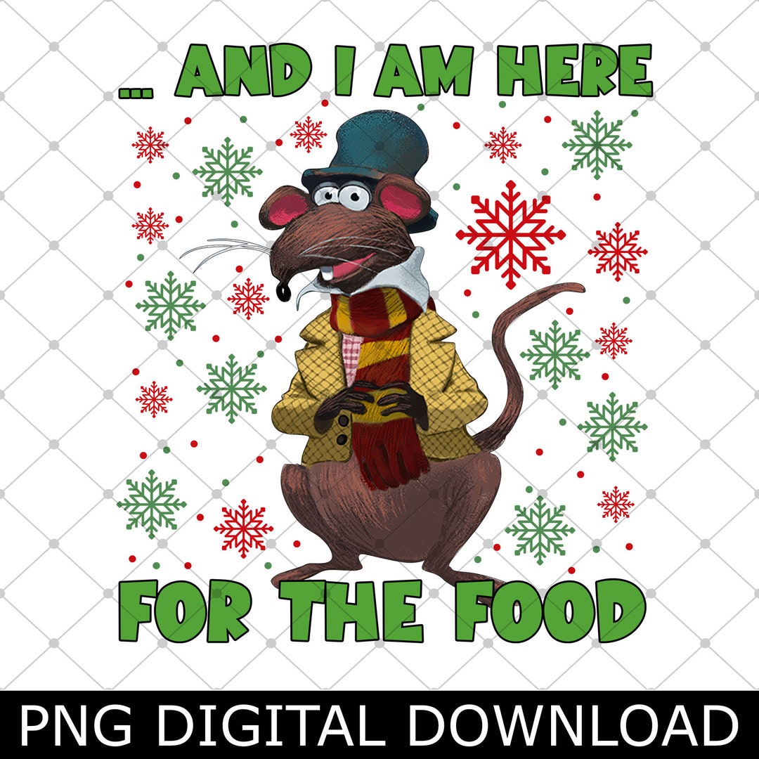 I Am Here for the Food Muppets Christmas Carol Rizzo the Rat - Etsy