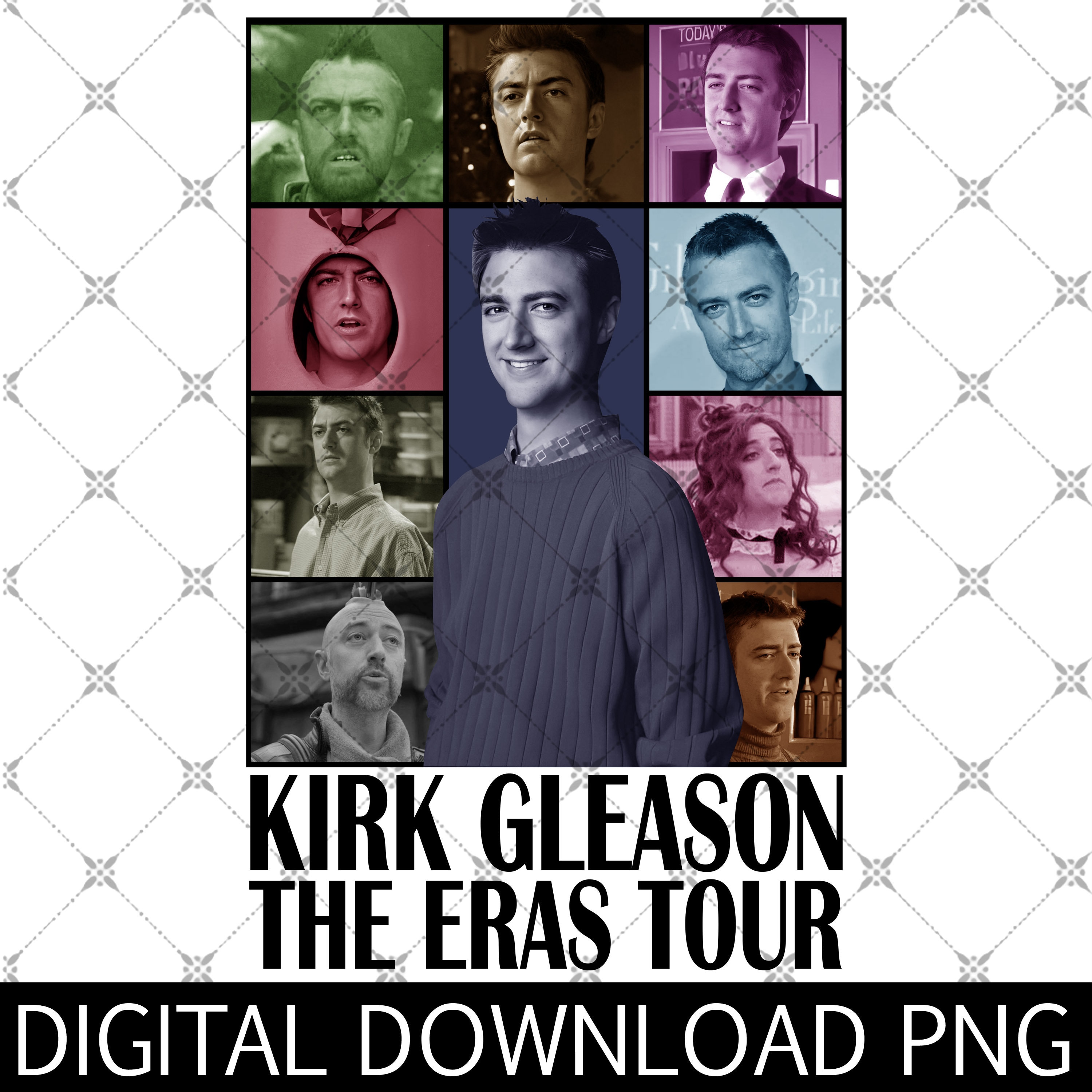 Kirk Gleason Eras Styles Png, Stars Hollow Png, Gilmore Girls Eras Png ...
