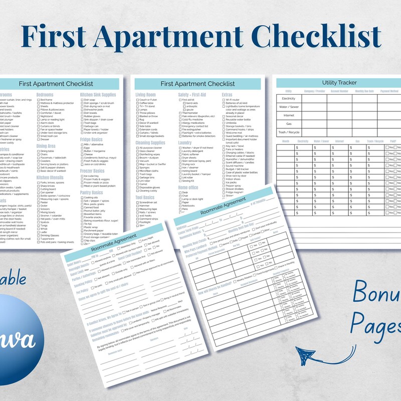 Apartment Move in Bundle - Etsy