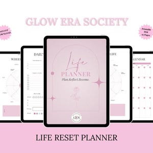 Glow Era Life Planner | 67-page Printable Planning, Goal Setting, Self ...