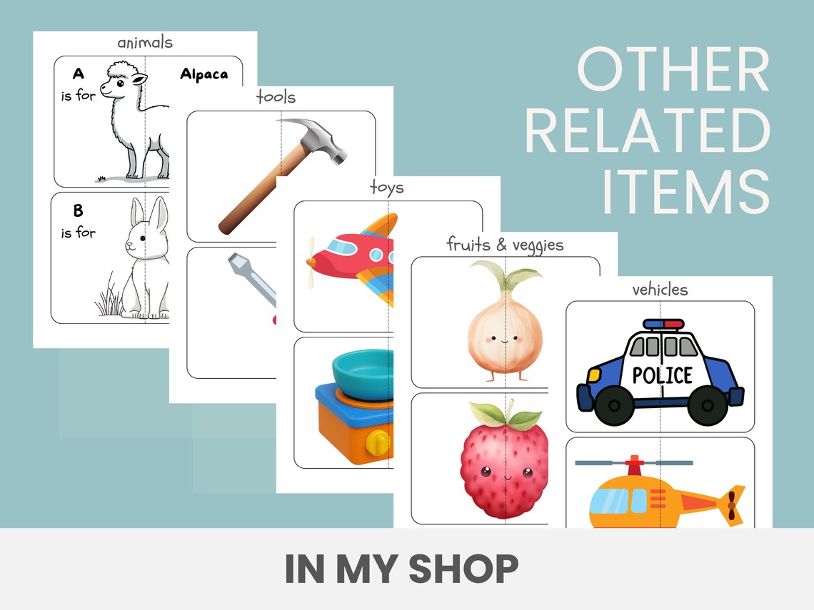 Printable Household Items Matching Game for Toddlers and Preschoolers ...