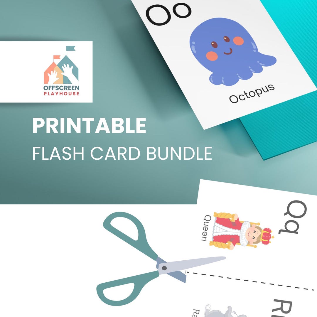 Printable Flash Cards Buncle Preschool Flash Cards Montessori Toddler ...