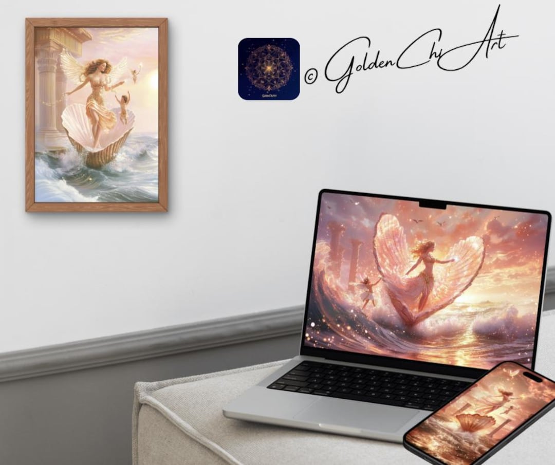 Aphrodite Goddess of Love – Romantic Manifestation Art Set | iPhone ...