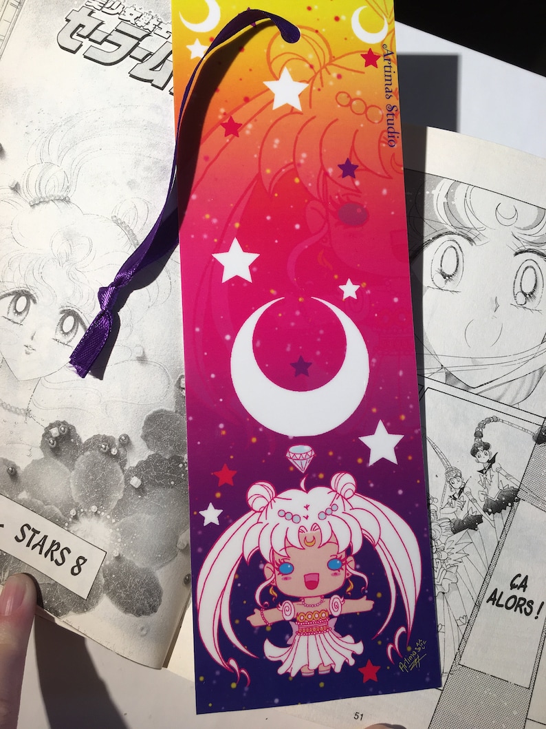 Sailor Moon Chibi Bookmarks Serenity Sailor Moon Sailor - Etsy