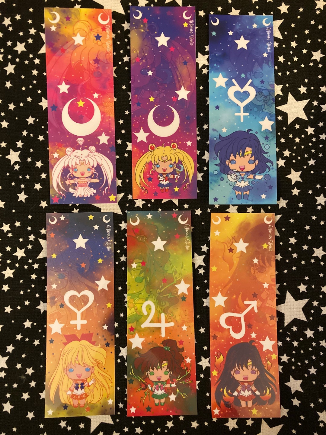 NEW Version Sailor Moon Chibi Bookmarks Serenity Sailor - Etsy