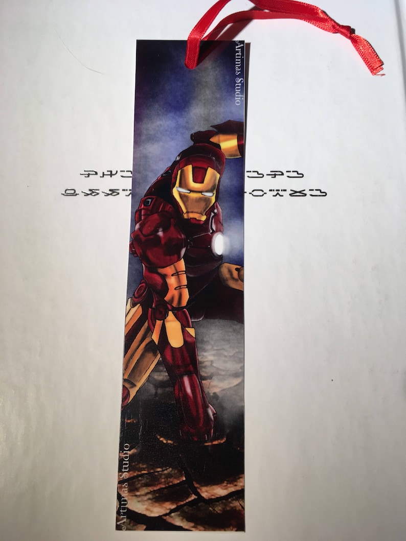 Iron Man Print and Bookmark GIFT - Etsy