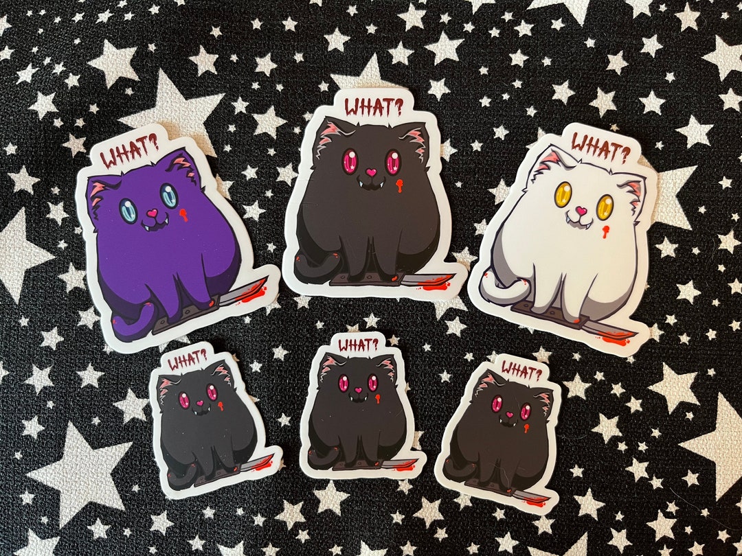 Murder Kittens Die-cut Sticker GIFT Weather/waterproof - Etsy