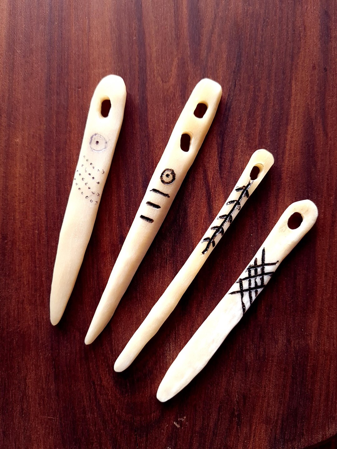 Needle Binding Needles, Bone Needles - Etsy