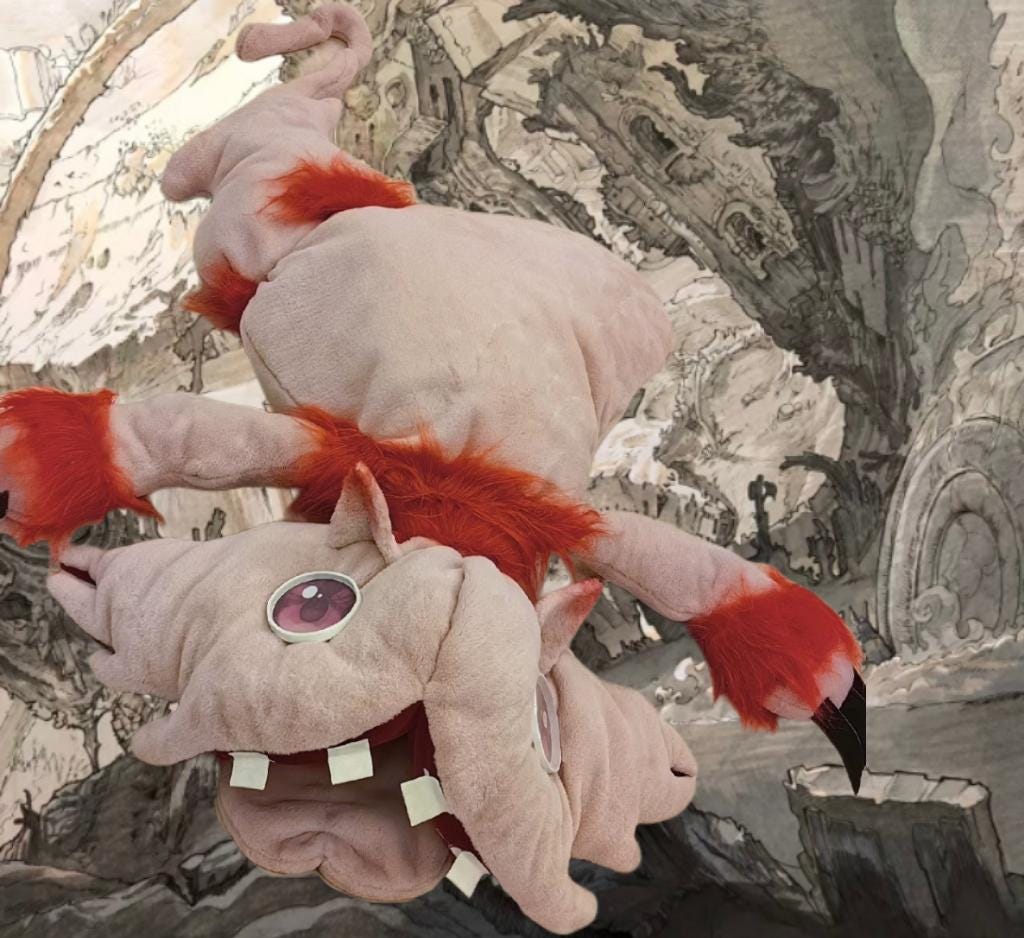 60cm Made in Abyss Mitty Plush, Handmade Mitty Plushie Doll, Made in ...