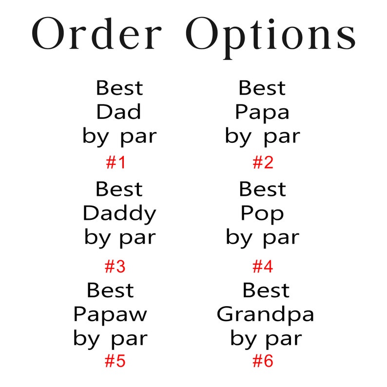 Best Dad by Par Sign, Wooden Golf Sign, Fathers Day Gifts, Personalized ...