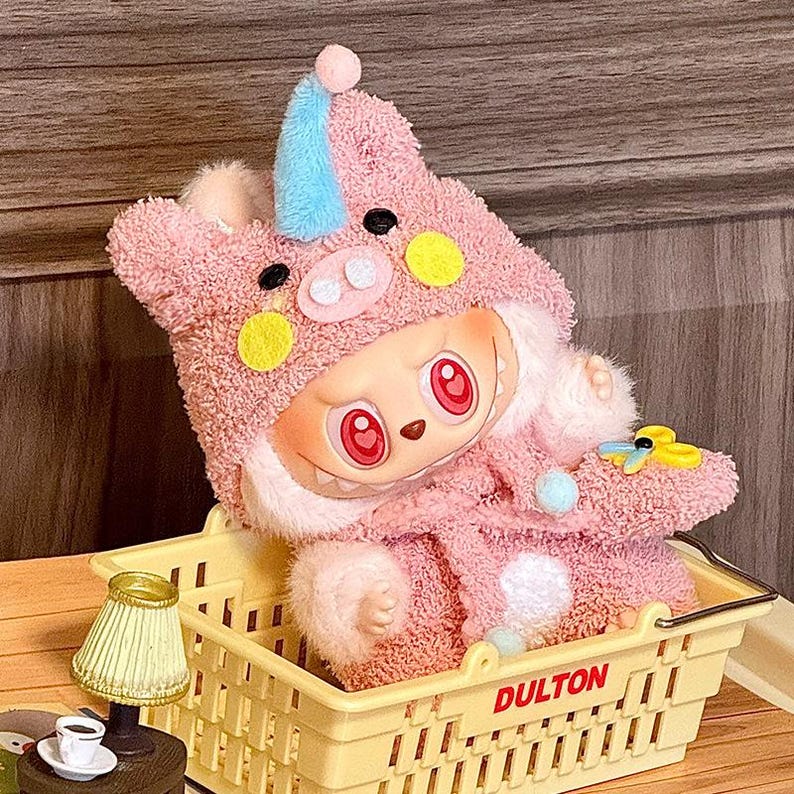 Labubu Doll Pig Outfit Handmade Labubu Clothes Suitable for 1st 2nd - Etsy