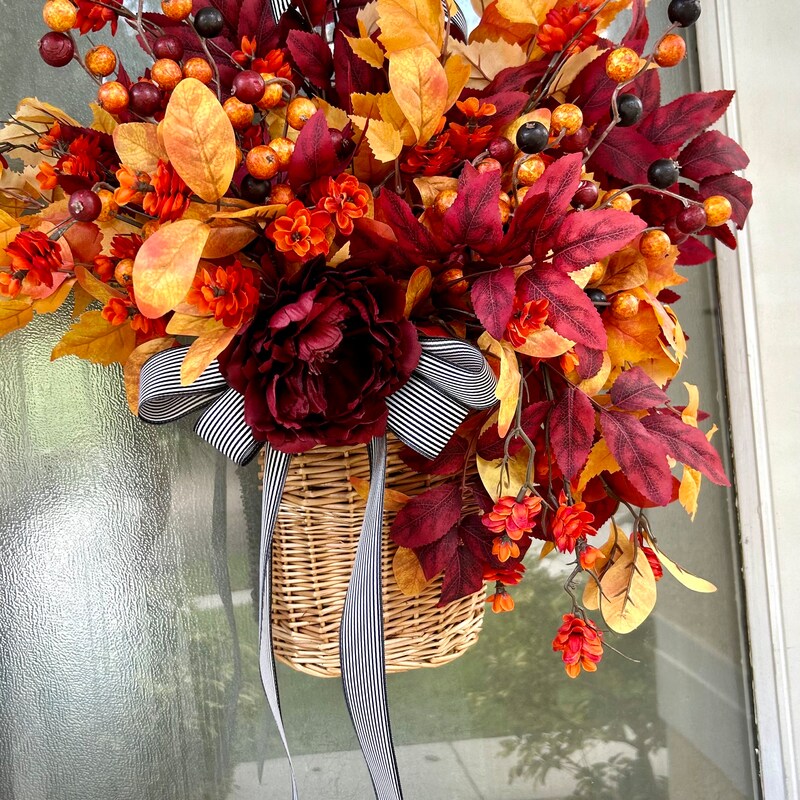 Fall Door Basket - Etsy