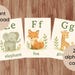 Vintage-style Animal Alphabet Flashcards | A–Z Educational Printable ...