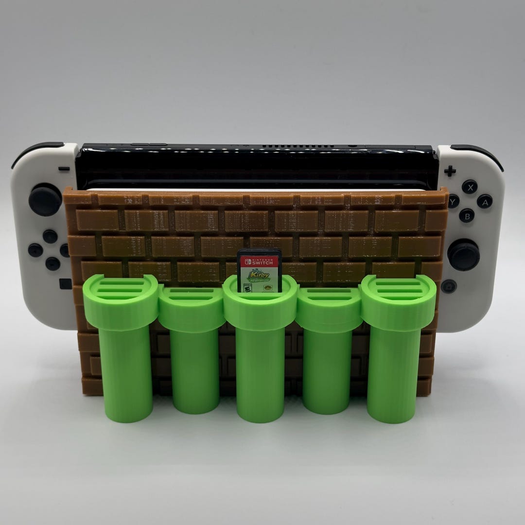 Retro Brick Dock Cover for Nintendo Switch | Pipe Game Cartridge Holder ...