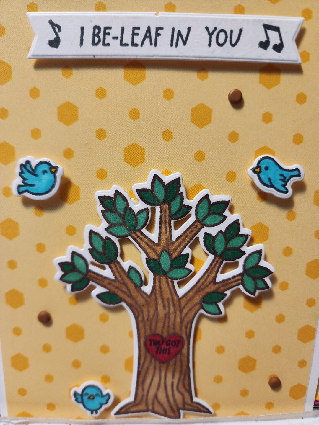 Greeting Cards, Paper Crafts, Homemade Card. A Nature Themed Card With ...