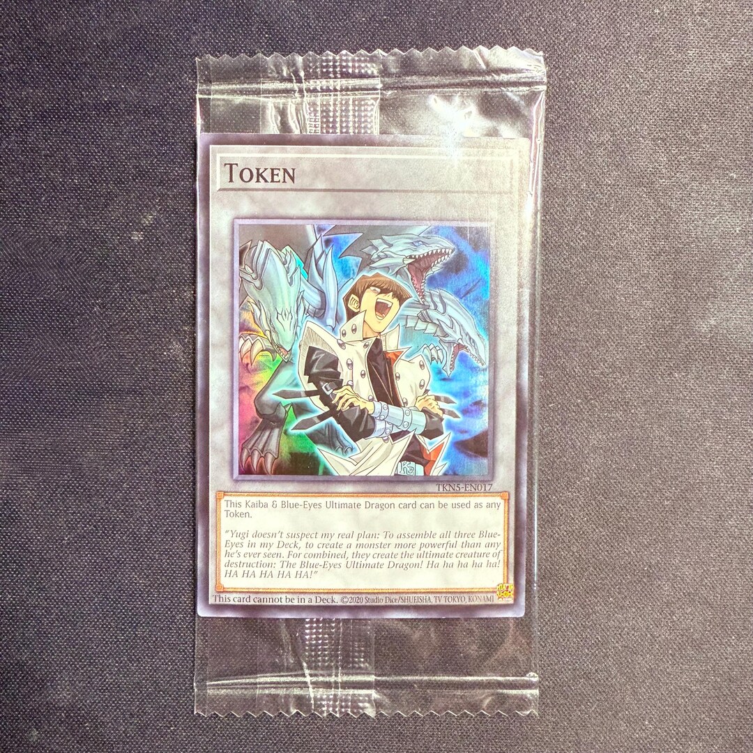 Yugioh Card Token Kaiba & Blue-eyes Ultimate Dragon - Etsy