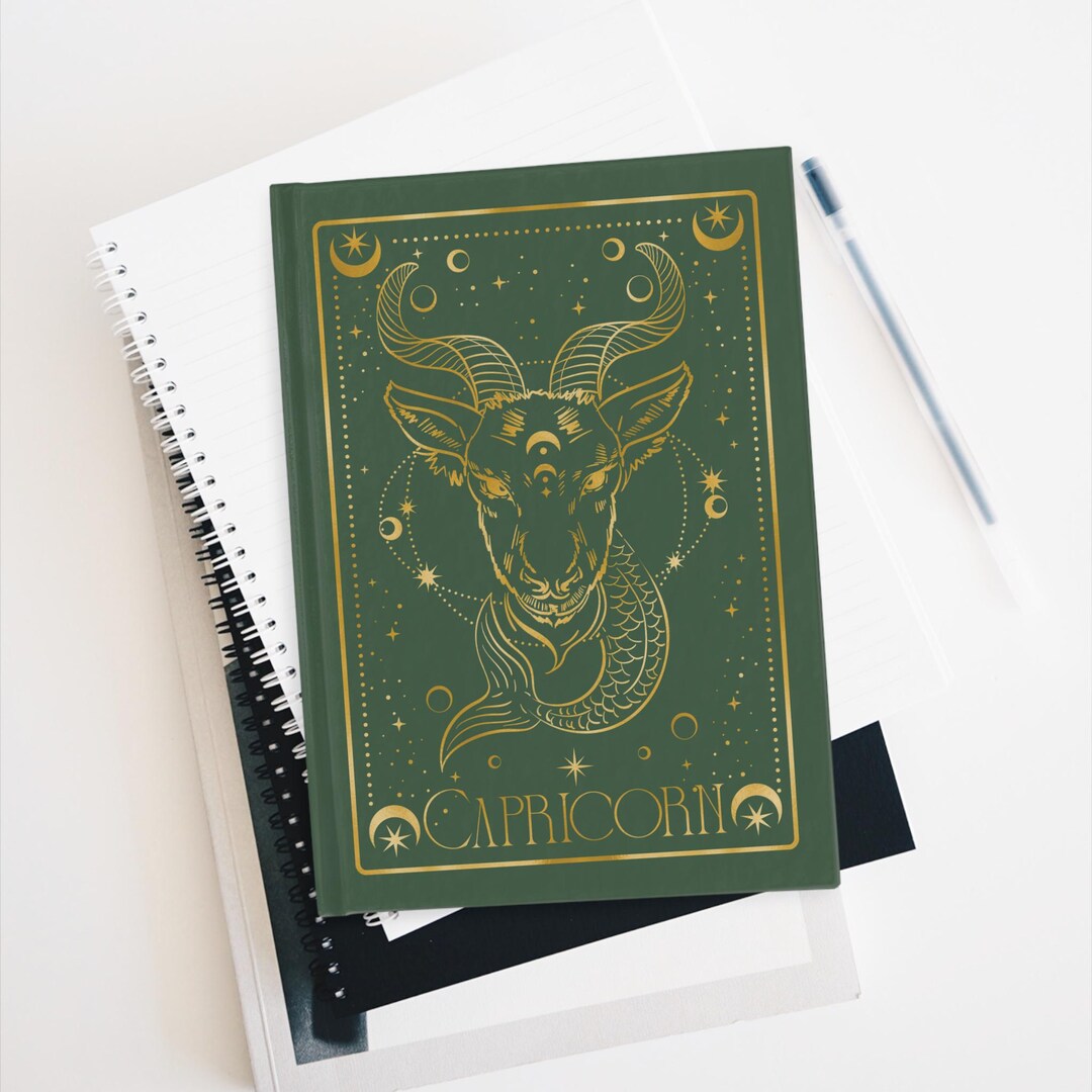 Capricorn Astrology Journal: Ruled Line Zodiac Notebook - Etsy