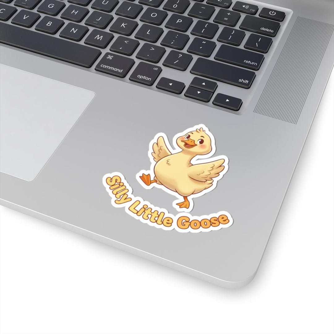 Silly Little Goose Stickers | Cute Cartoon Goose Kiss-cut Sticker Sheet ...