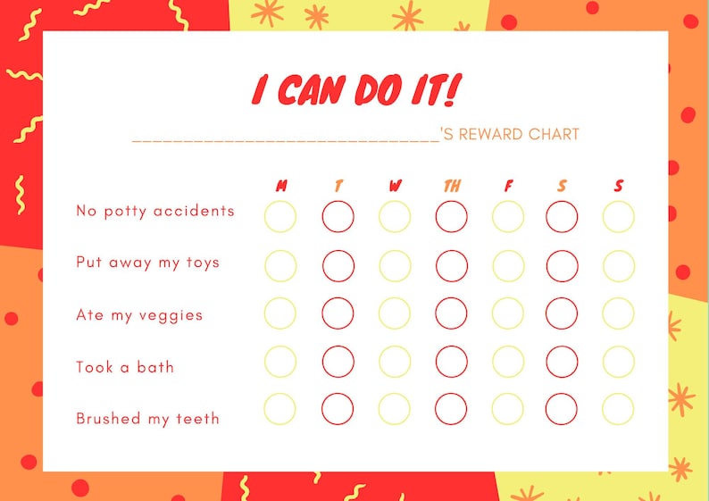 Digital Reward Cards for Kids | Printable Incentive Cards in Multiple ...