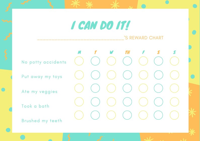 Digital Reward Cards for Kids | Printable Incentive Cards in Multiple ...