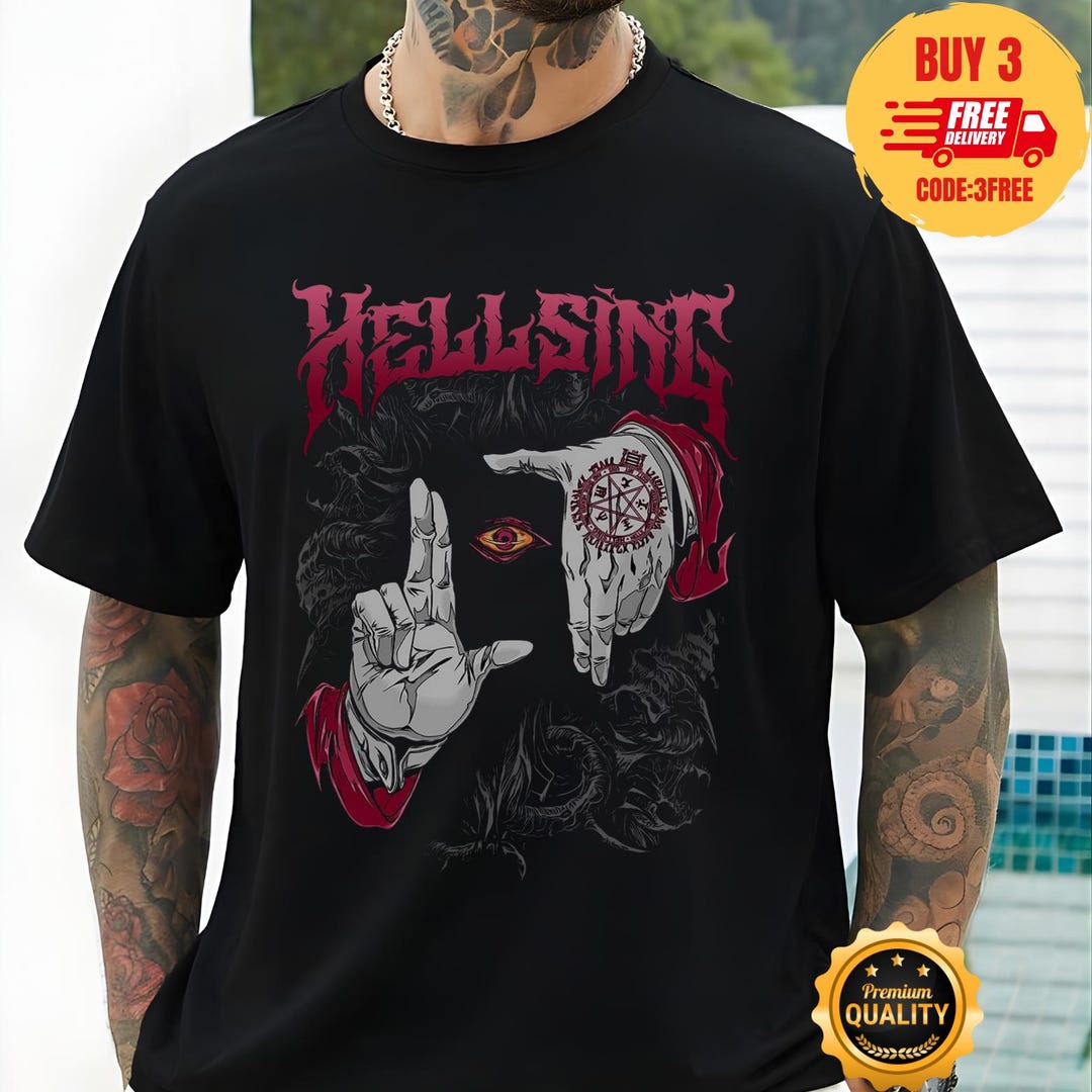 Hellsing Shirt,hellsing Gift,alucard Shirt,seras Victoria Shirt ...