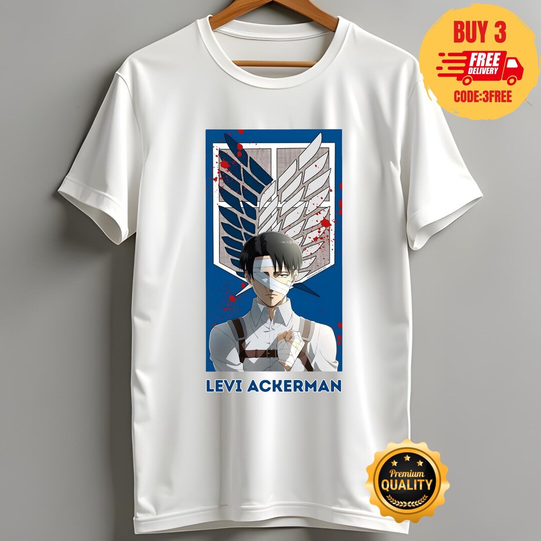 Levi Ackerman AOT, Levi Ackerman Shirt, Captain Levi Ackerman, AOT ...