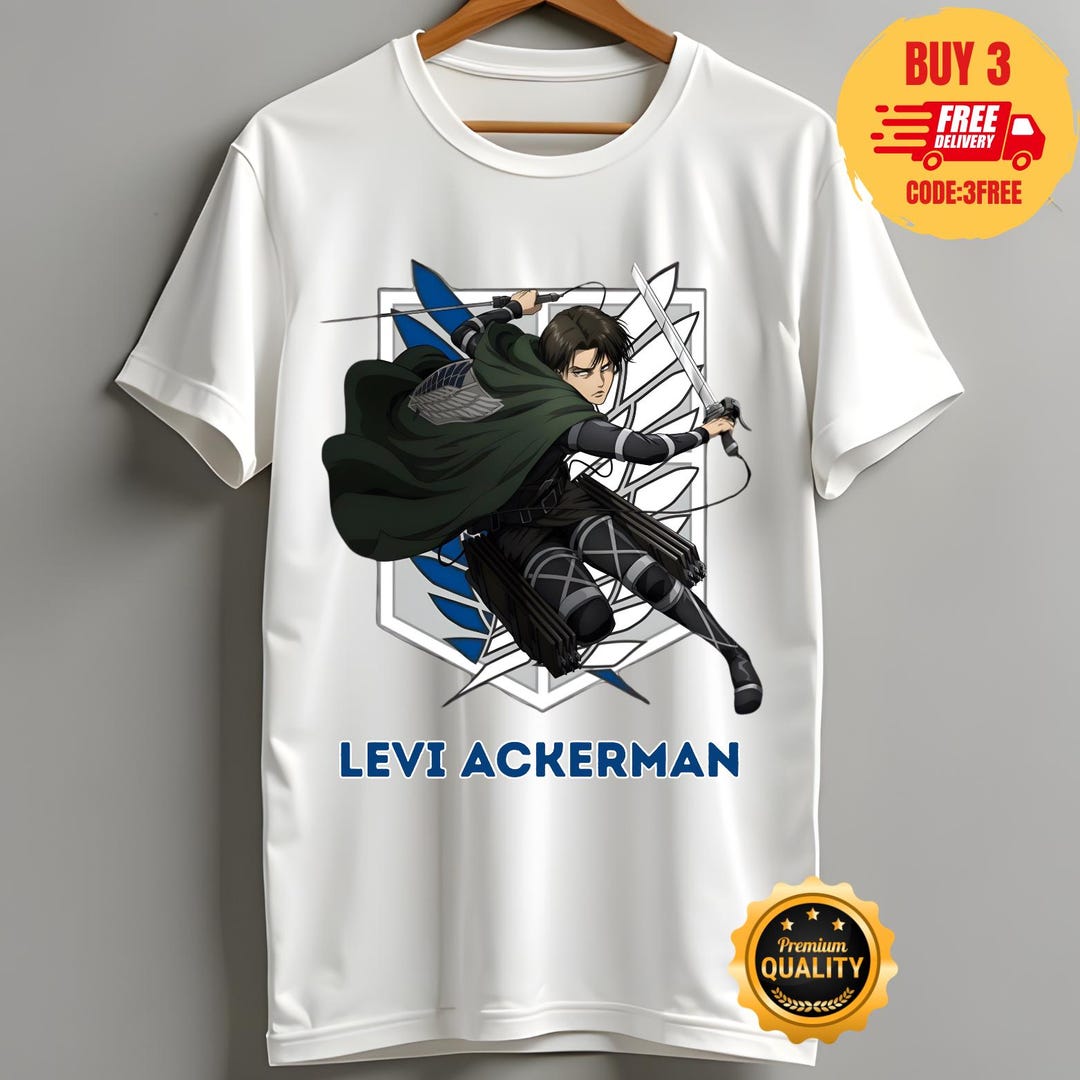 Levi Ackerman AOT, Levi Ackerman, Levi Ackerman Shirt, AOT Shirt, Titan ...