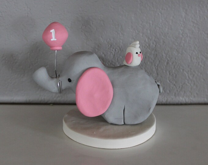 Elephant Custom Cake Topper for Birthday or Baby Shower - Etsy