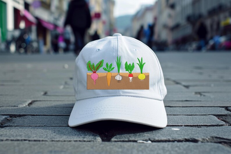 Root Vegetables Machine Embroidery Design, Vegetables Embroidery ...