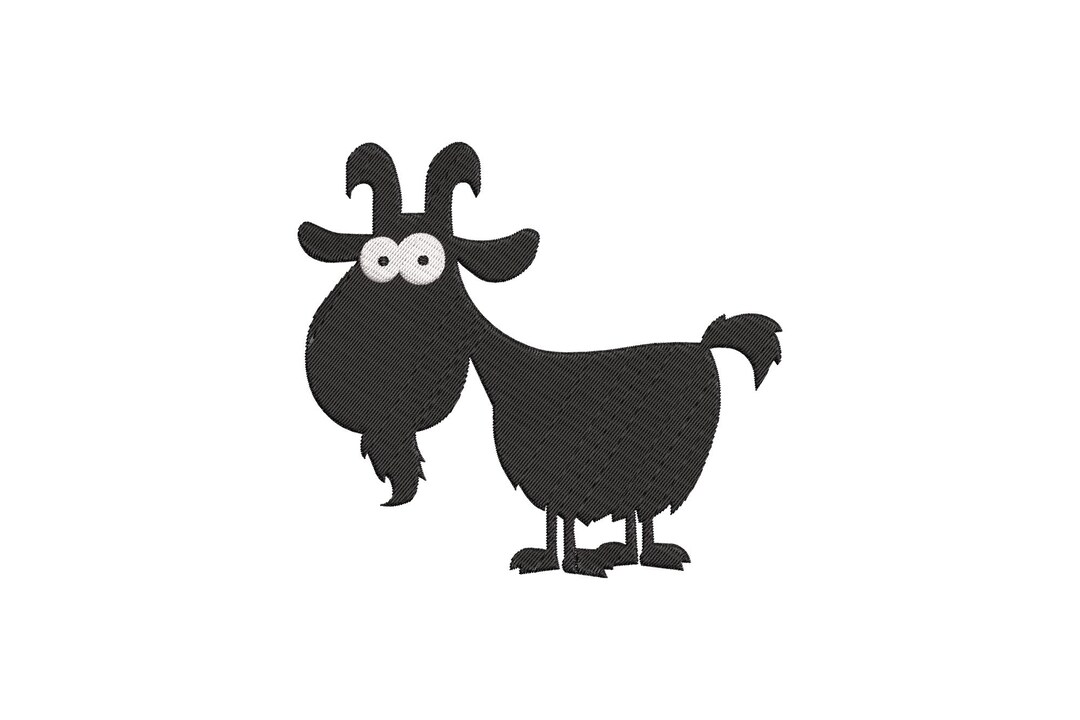 Goat Machine Embroidery Design, Goat Embroidery Designs, Goat ...