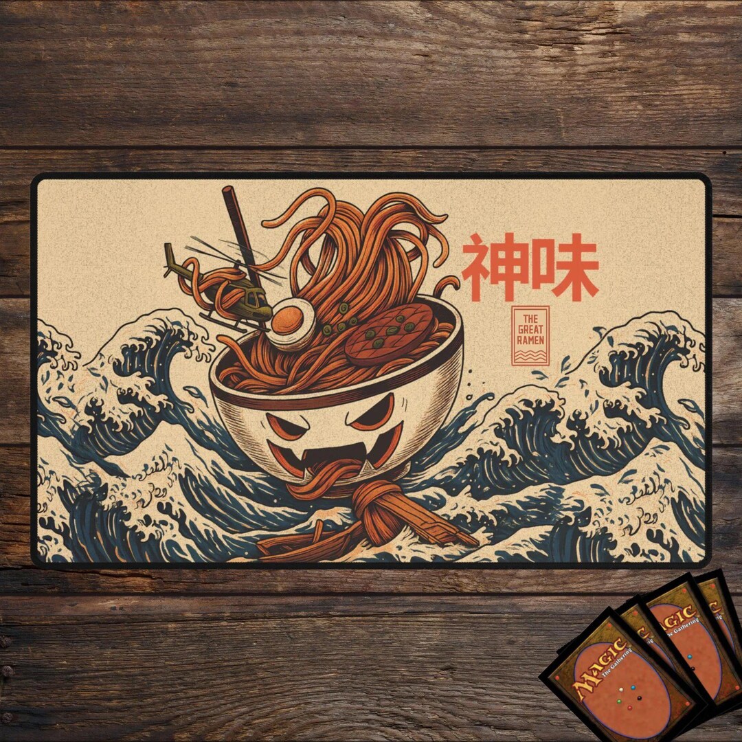 The Great Ramen MTG Playmat With Zones Magic the Gathering Playing Mat ...