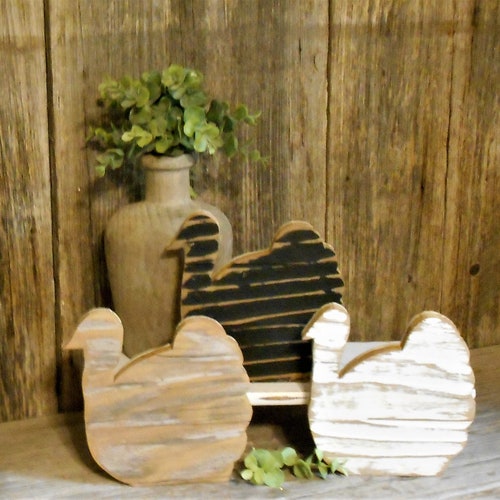 Rustic Wood Turkey - Etsy