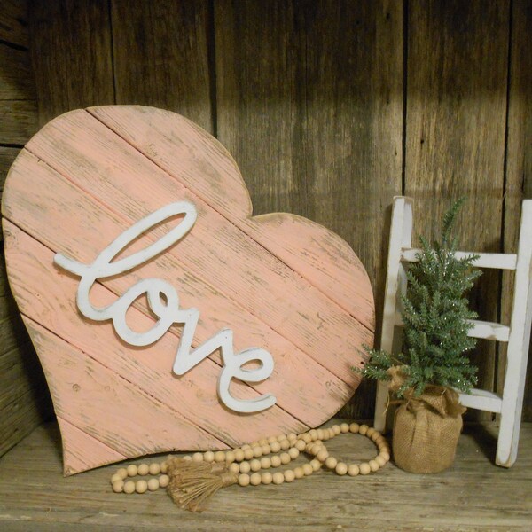 Pallet Heart - Etsy