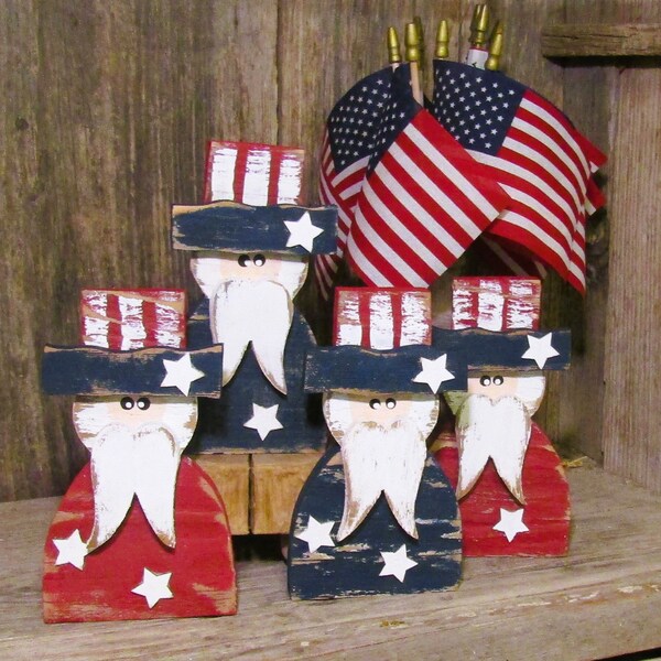 Uncle Sam Figurine - Etsy