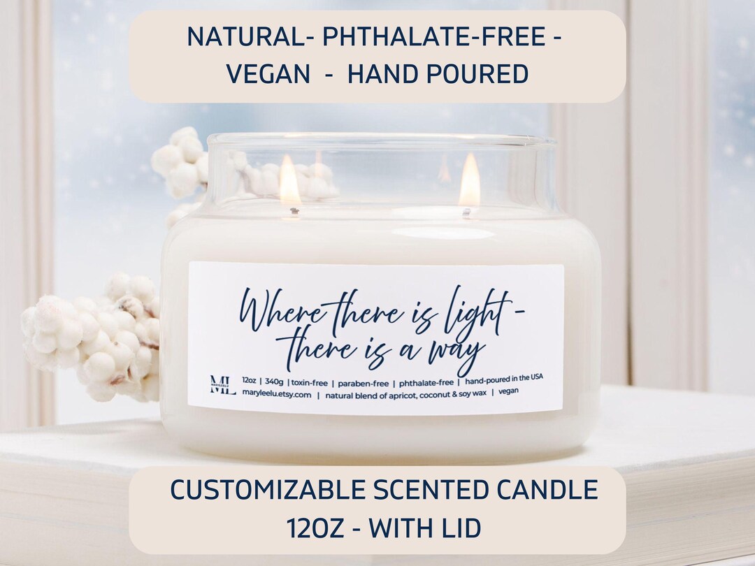 Positive Candle, Apothecary Jar, Double Wick, 12oz, Scented Candle Gift ...