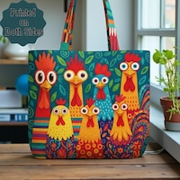 Rooster Tote Bag - Etsy